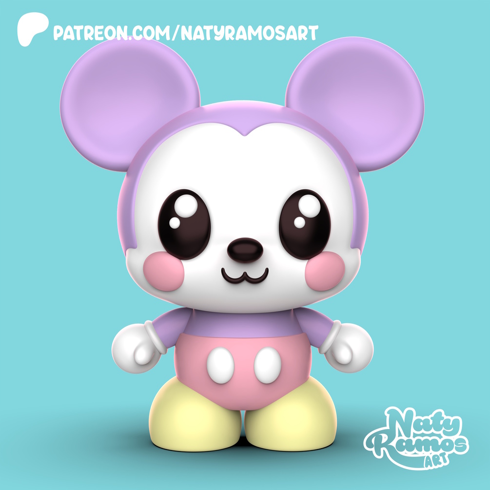 MICKEY KAWAII (normal version and keychain)