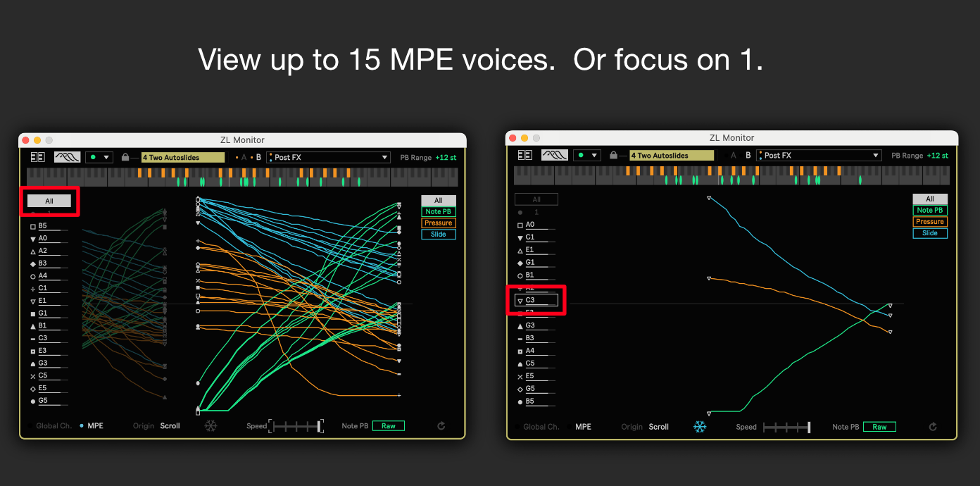 ZL Monitor - Advanced MIDI + MPE Monitor