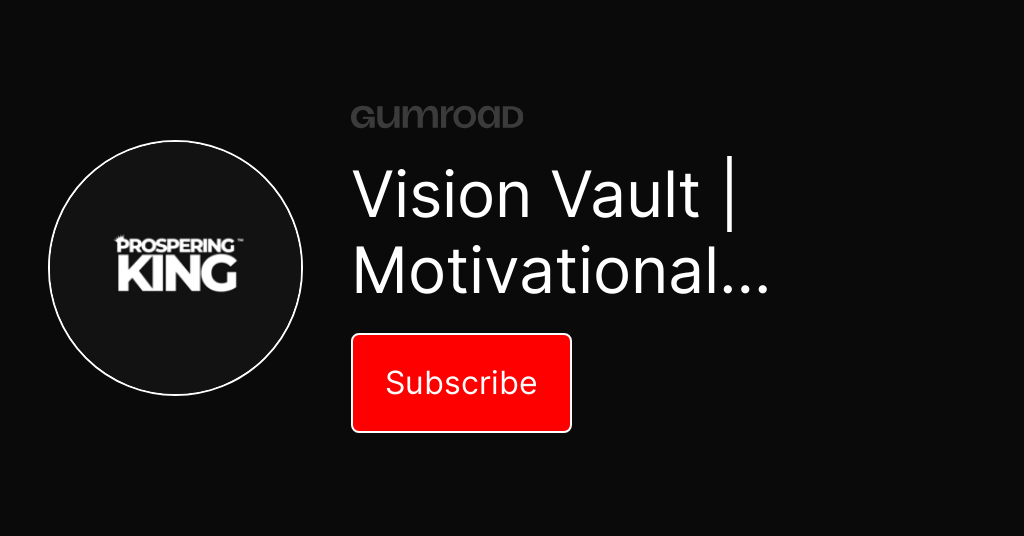 Vision Vault | Motivational Content
