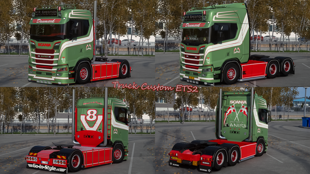 Skin Pack Scania R - S NL-FR-DK V4