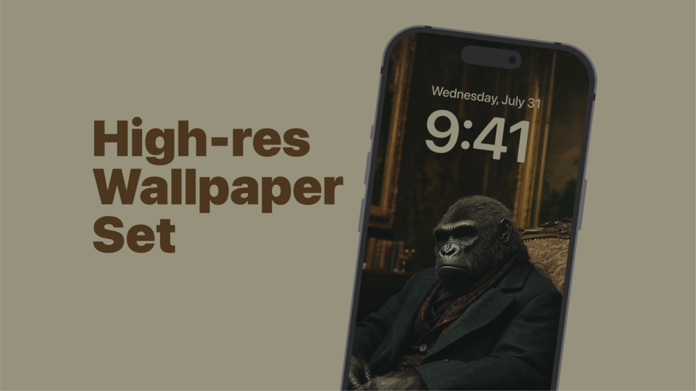 Mr. Jasper Silverback — High-Res Wallpaper