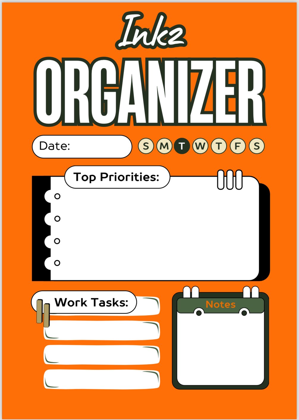 Inkz Organizer (Time Management Tool)