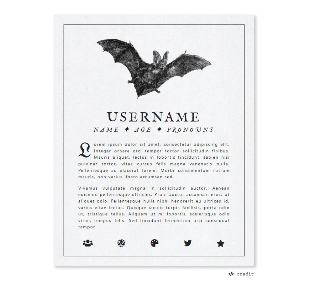 Toyhouse // F2U Vintage Card