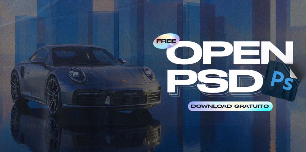 OPEN PSD - Porsche 911 Turbo S