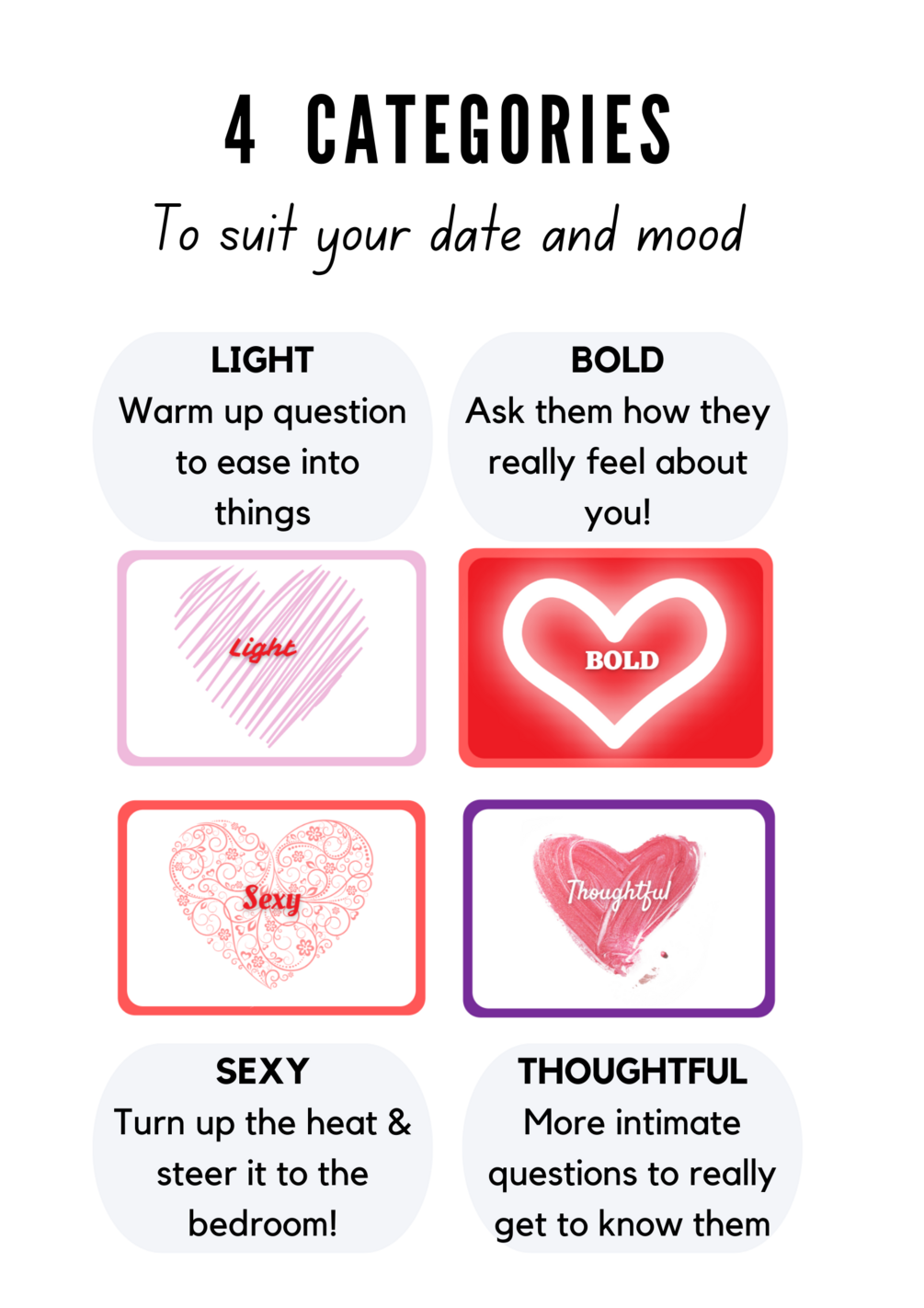 Date Question Cards to Instantly Spark Connection! (First Date or Date ...