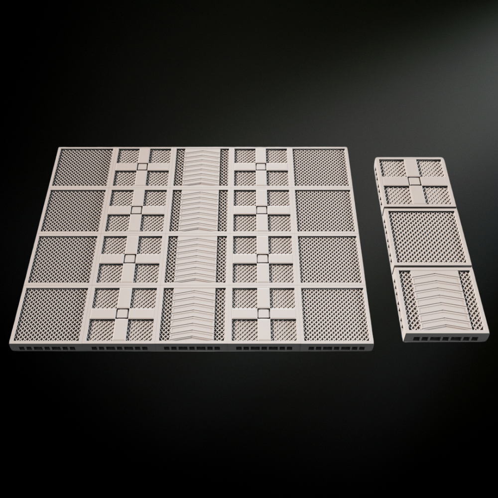 Sci-Fi Tile Pack 6 – Modular Floor Tiles for 3D Printing | Sci-Fi ...