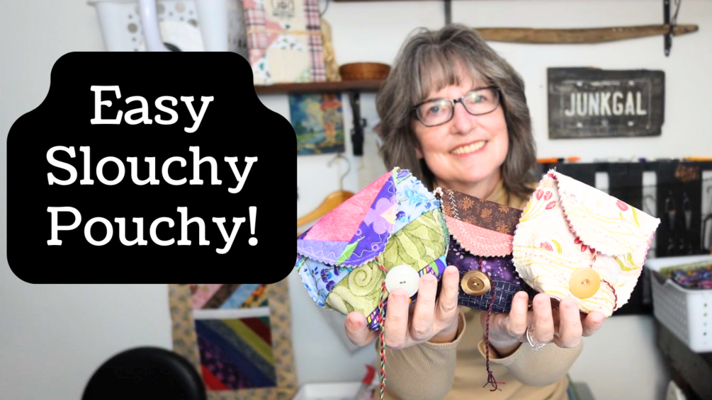 The Easiest Scrappy Slouchy Pouchy You’ll Ever Sew - Free Pattern