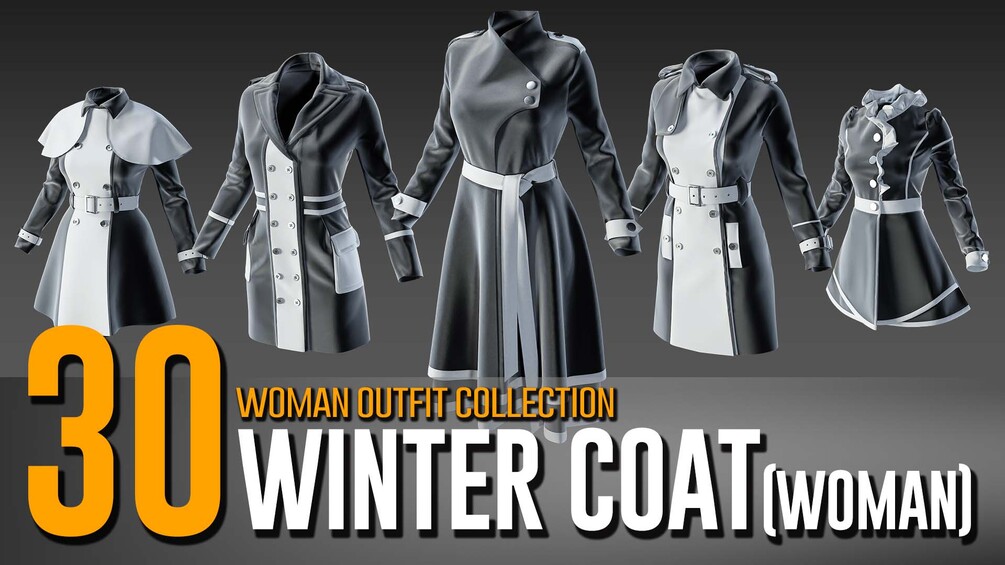 30 Women's Winter Coat Wear Collection- VOL 15