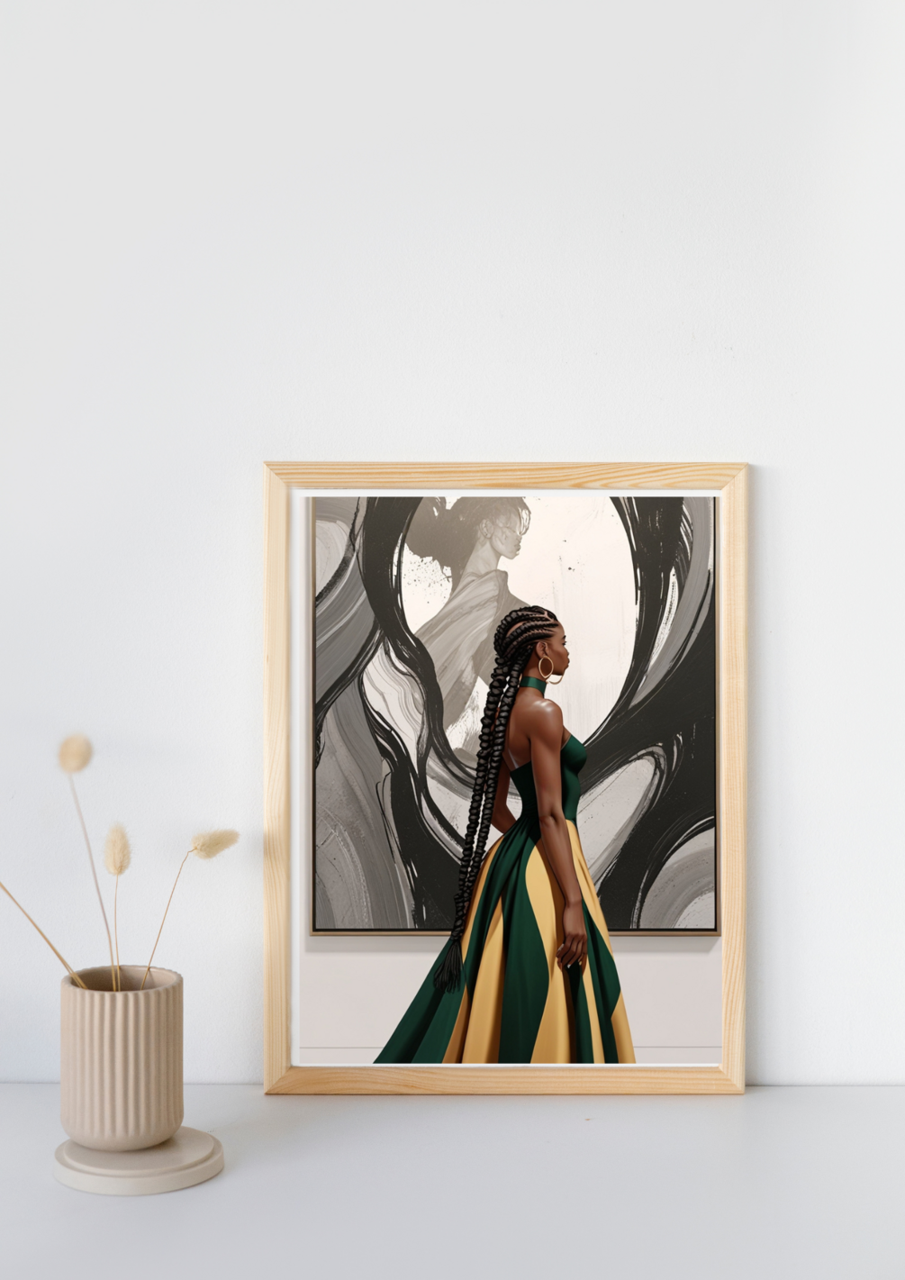 printable Wall art "Reflections of Strength" A4