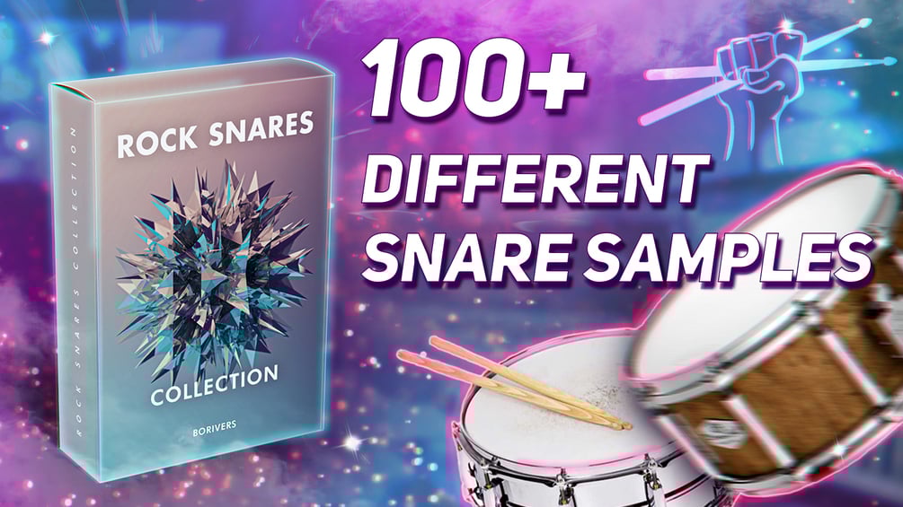 ROCK SNARES | 100 Different Rock Snare Samples