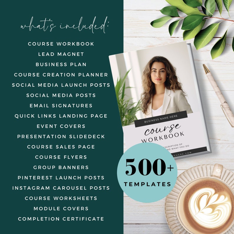 Course Creator Bundle, Course Creation Templates, Course Creator ...