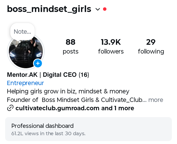 Boss Mindset Girls : starter kit for girls