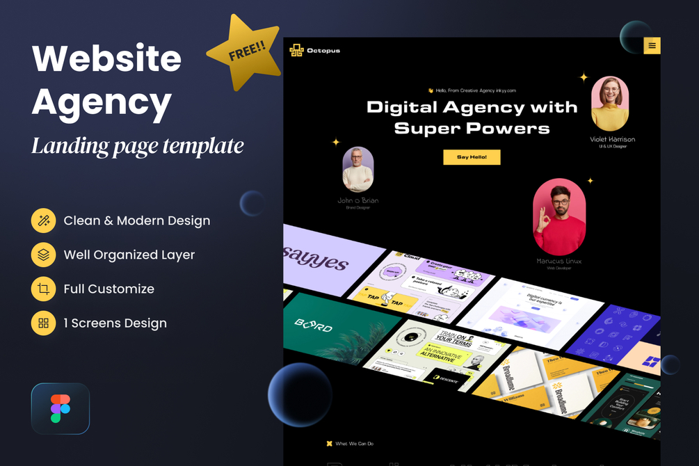 Digital Agency Web UI Template