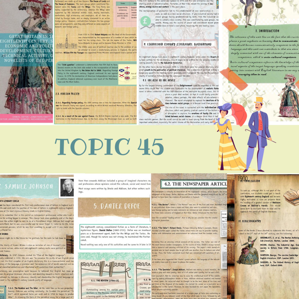 Topic 45. Great Britain in the 18th C. Social, economic and political ...