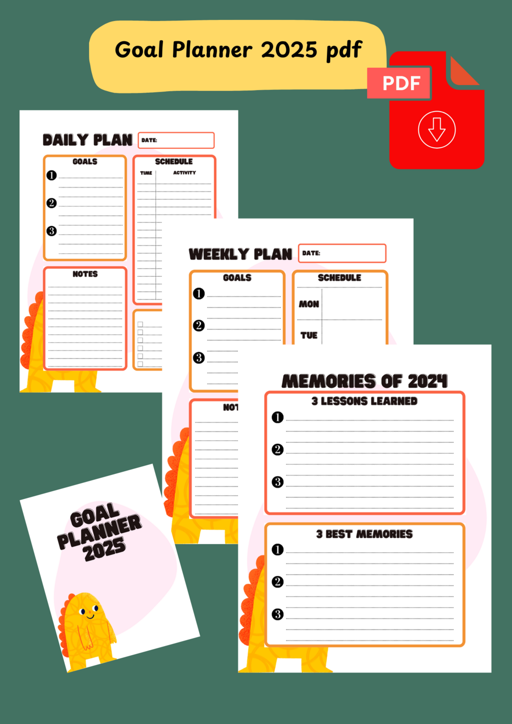 Goal Planner 2025 pdf