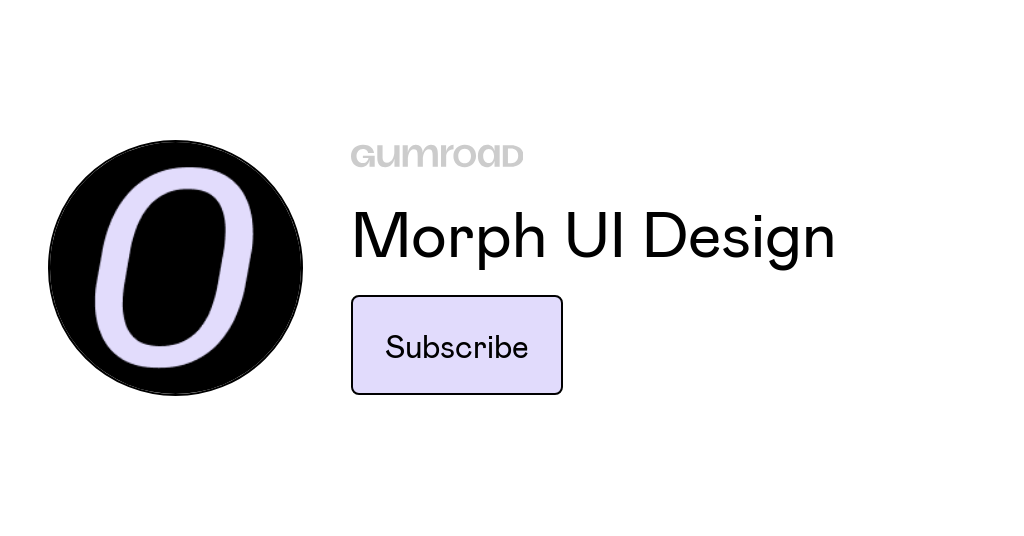 Morph UI Design