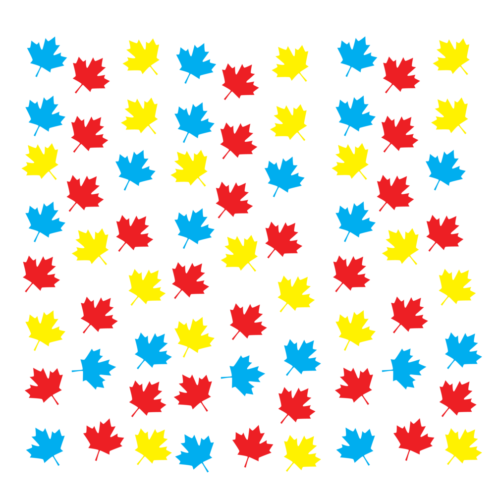 maple leaves pattern