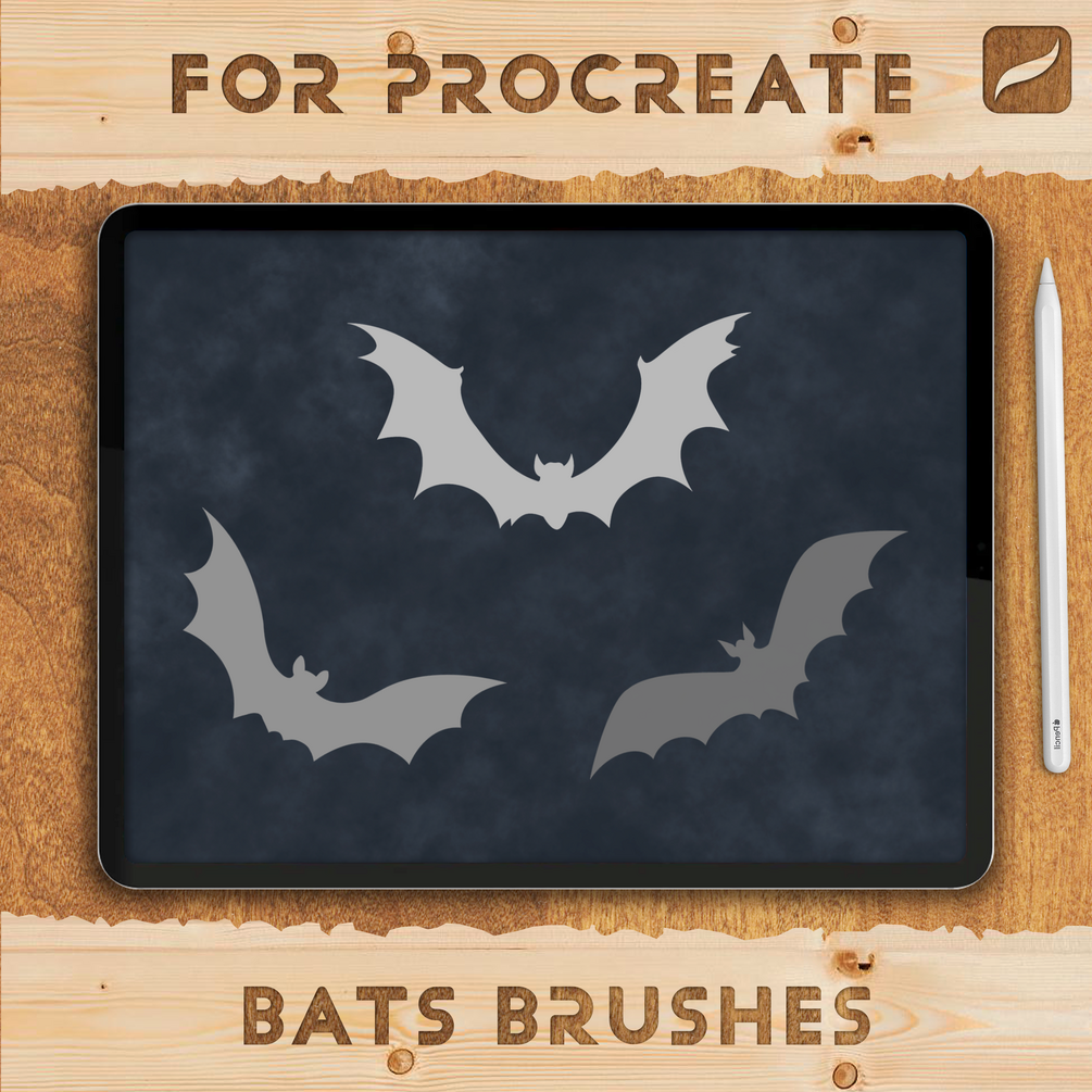 Free Bats Brushes for Procreate #3