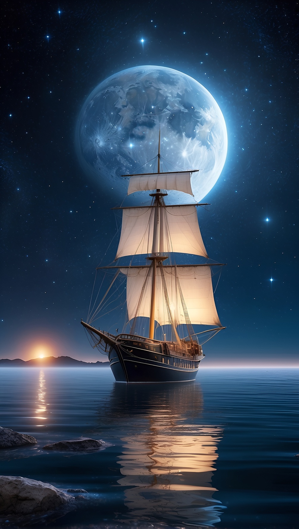 Sailing in the Moonlight