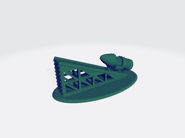 Ork / Orc/ Orx Pulsation Rocket Launcher for 28mm and 6mm Wargaming