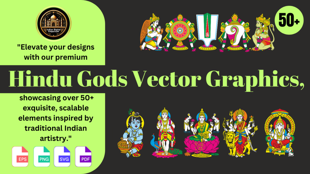 Hindu Gods Vector Graphics