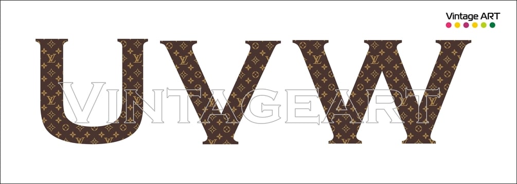 Louis Vuitton Digital Alphabet