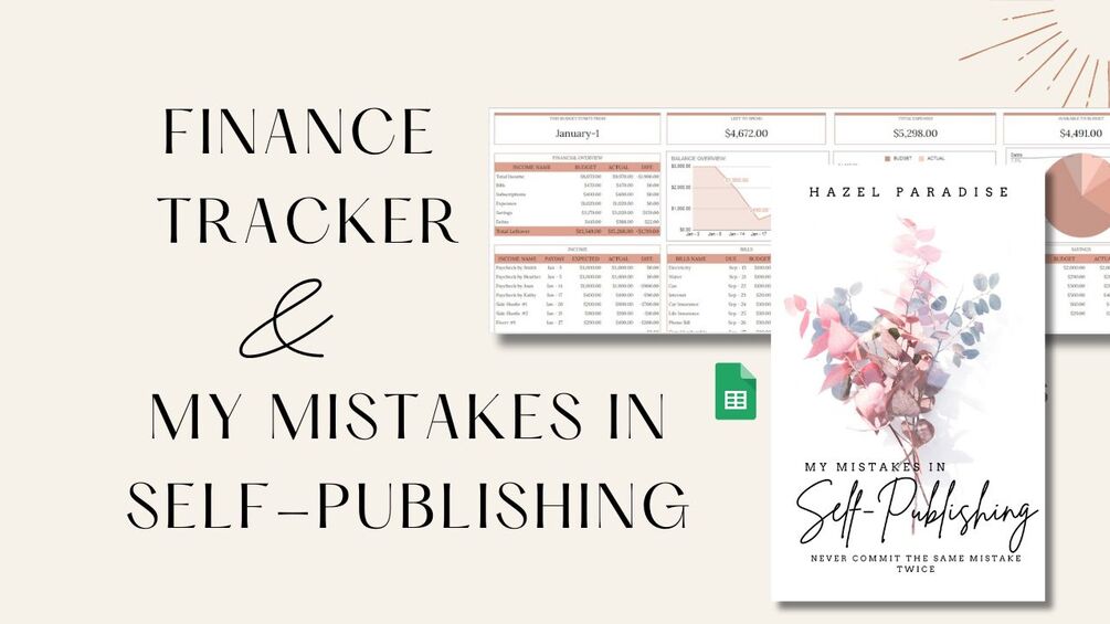 Finance Tracker + My Mistakes in Self-Publishing [BUNDLE]
