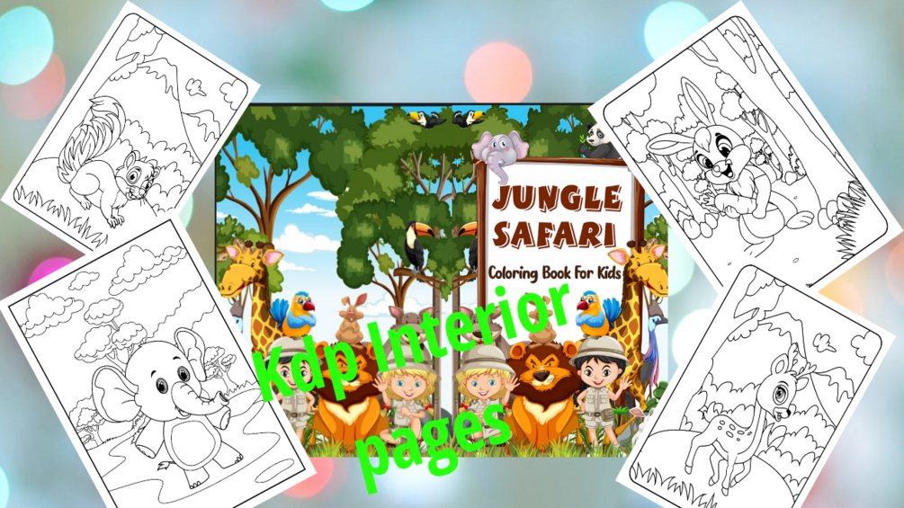 Jungle Safari Coloring Book