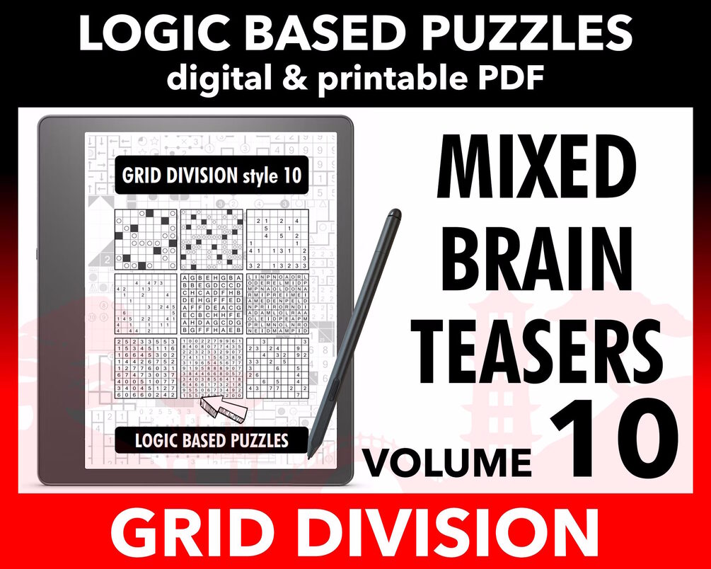 Mixed Brain Teasers Unlike Mosaic (Anraikumozaiku), Usotatami, Area ...