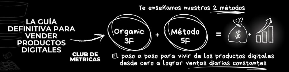 GUÍA 2024 "VENDE PRODUCTOS DIGITALES". MÉTODO 5F & ORGANIC 3F
