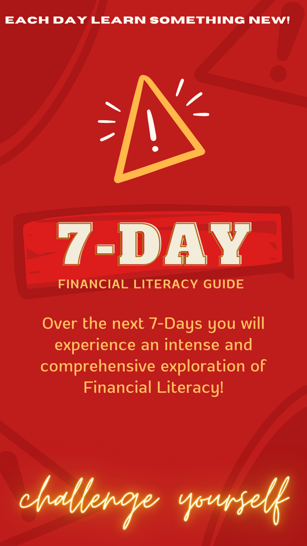 7 Day Financial Literacy Challenge!