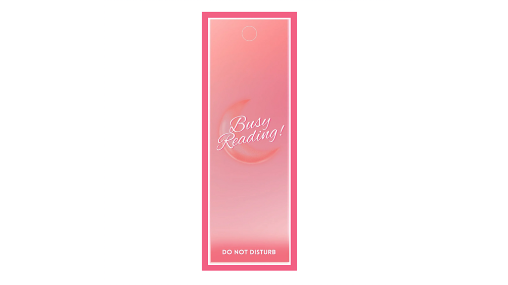 Pink “Busy Reading” Bookmark - Ready to Print