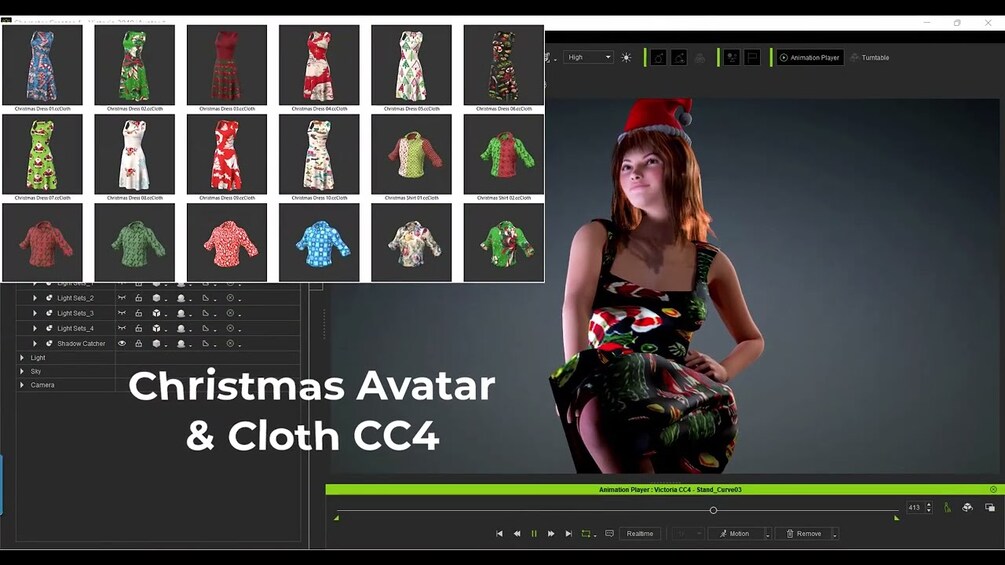 Victoria & Christmas Clothes CC4