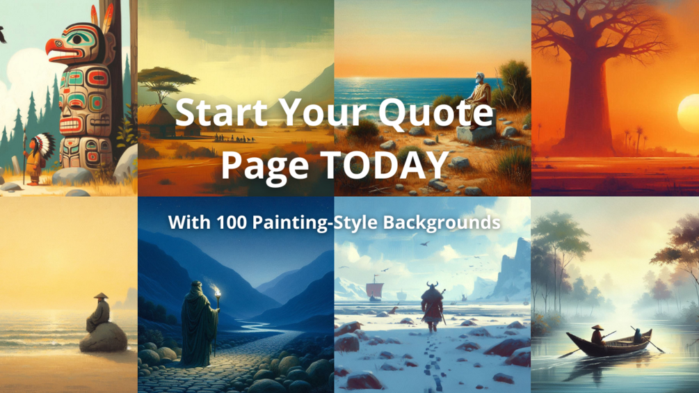 100 Painting-Style Backgrounds to Launch or Elevate Your Quote Page