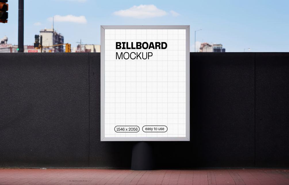 Urban Commercial Billboard Mockup / #834
