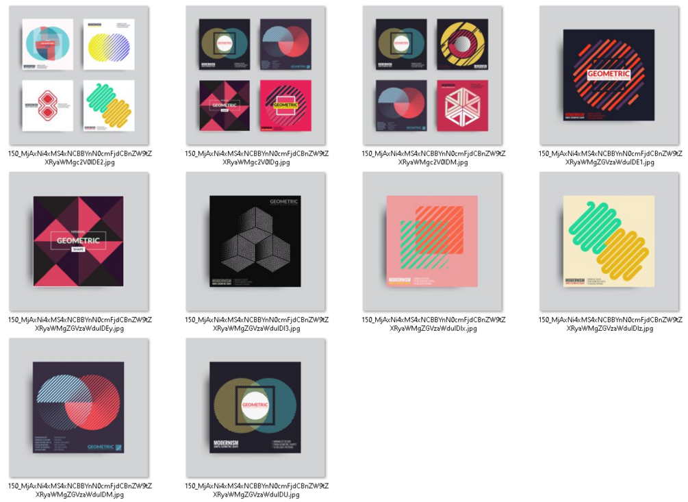 💼 Business Minimalistic Brand Geometric Graphics Bundle: 10 Sleek ...