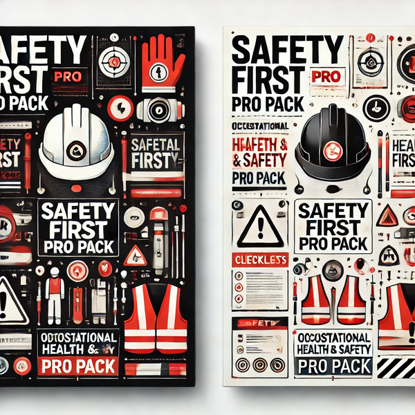 Safety First Templates : Risk Assessment, Safety Checklist & Reports