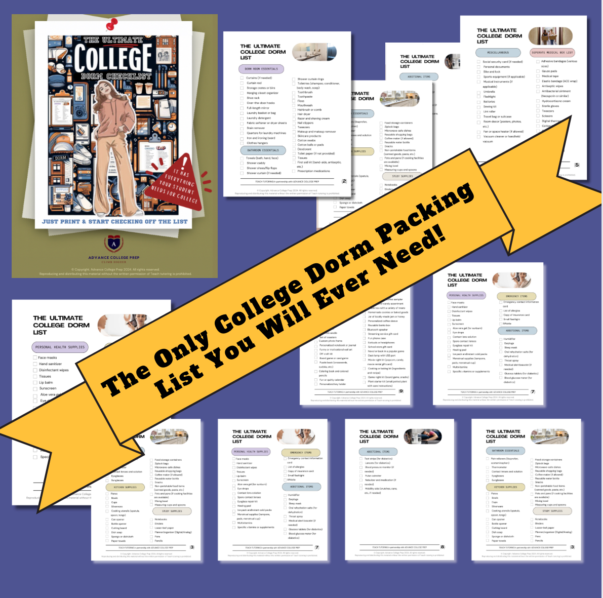 The Ultimate College Dorm Packing Checklist