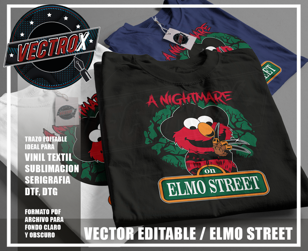 Vector Editable - Elmo Street