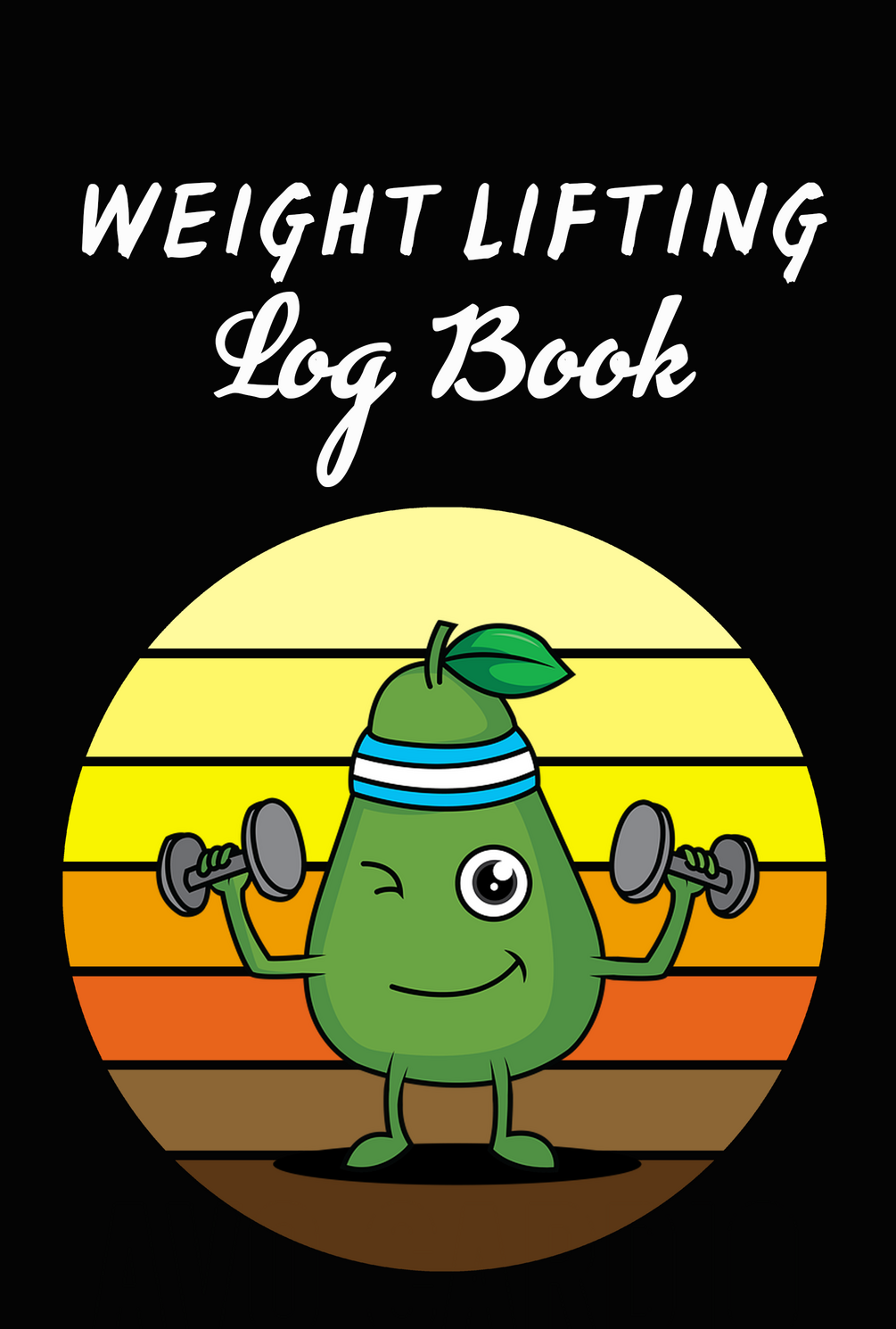 Weight Lifting Log Book For Kids Avocado