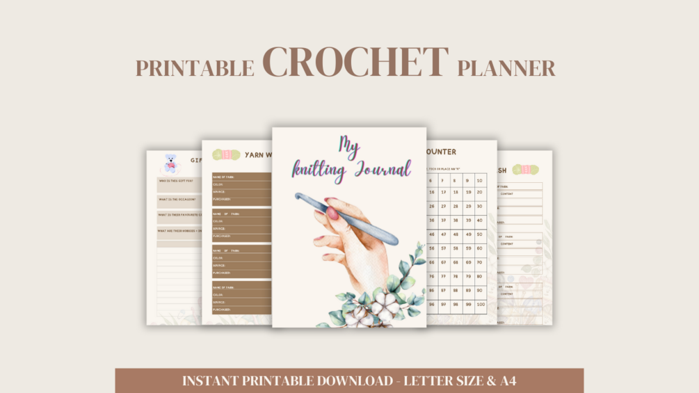 Crochet Journal Canva Template KDP Interiors