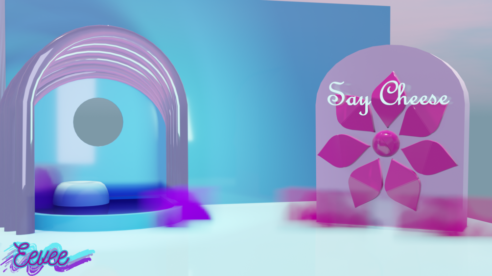Pastel Pool Blender Scene