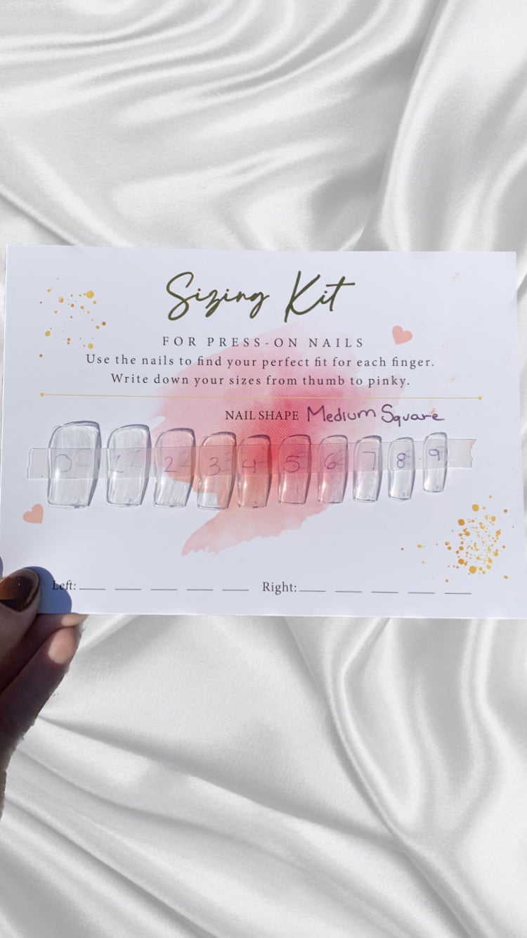 Sizing Kit/ Sizing Chart