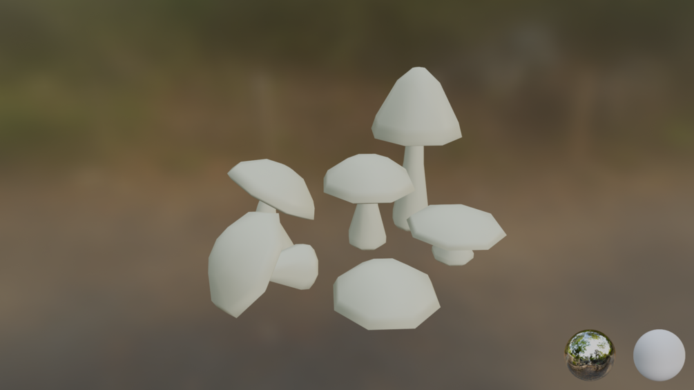 Mushroom pack - white
