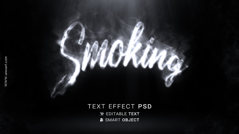 TEXT SMOKING Effect