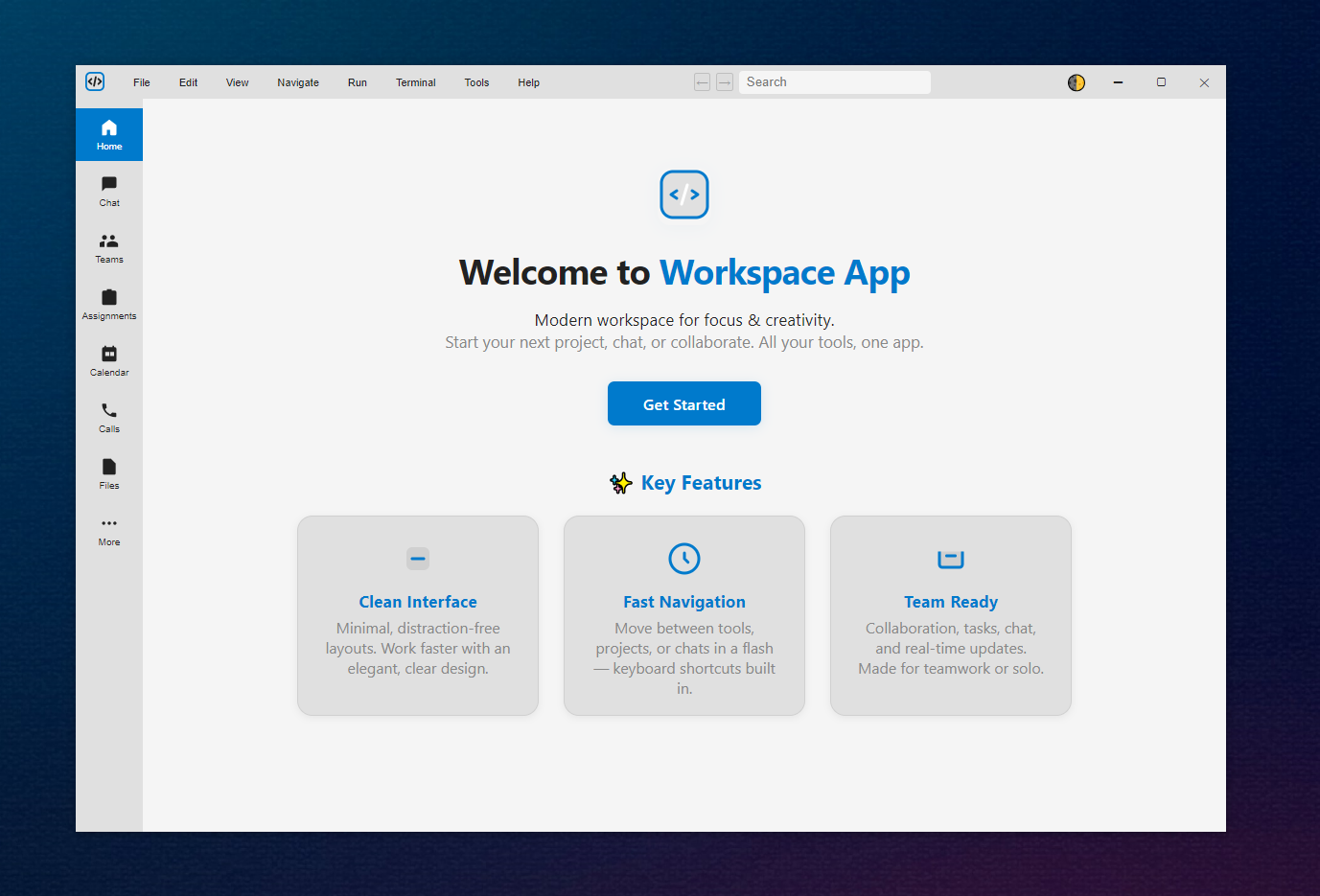 Electron Clean Template
