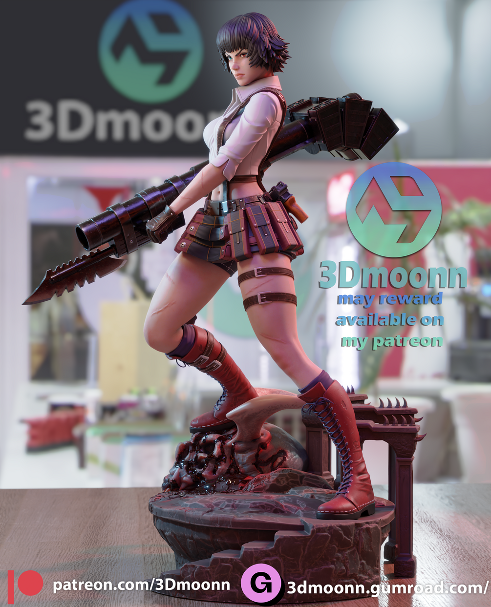 Lady - Devil may cry 3 - stl