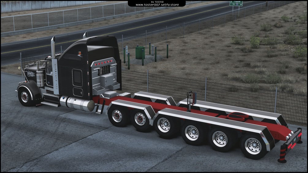 Custom / Heavy Haul Chassis Mod For Kenworth W900
