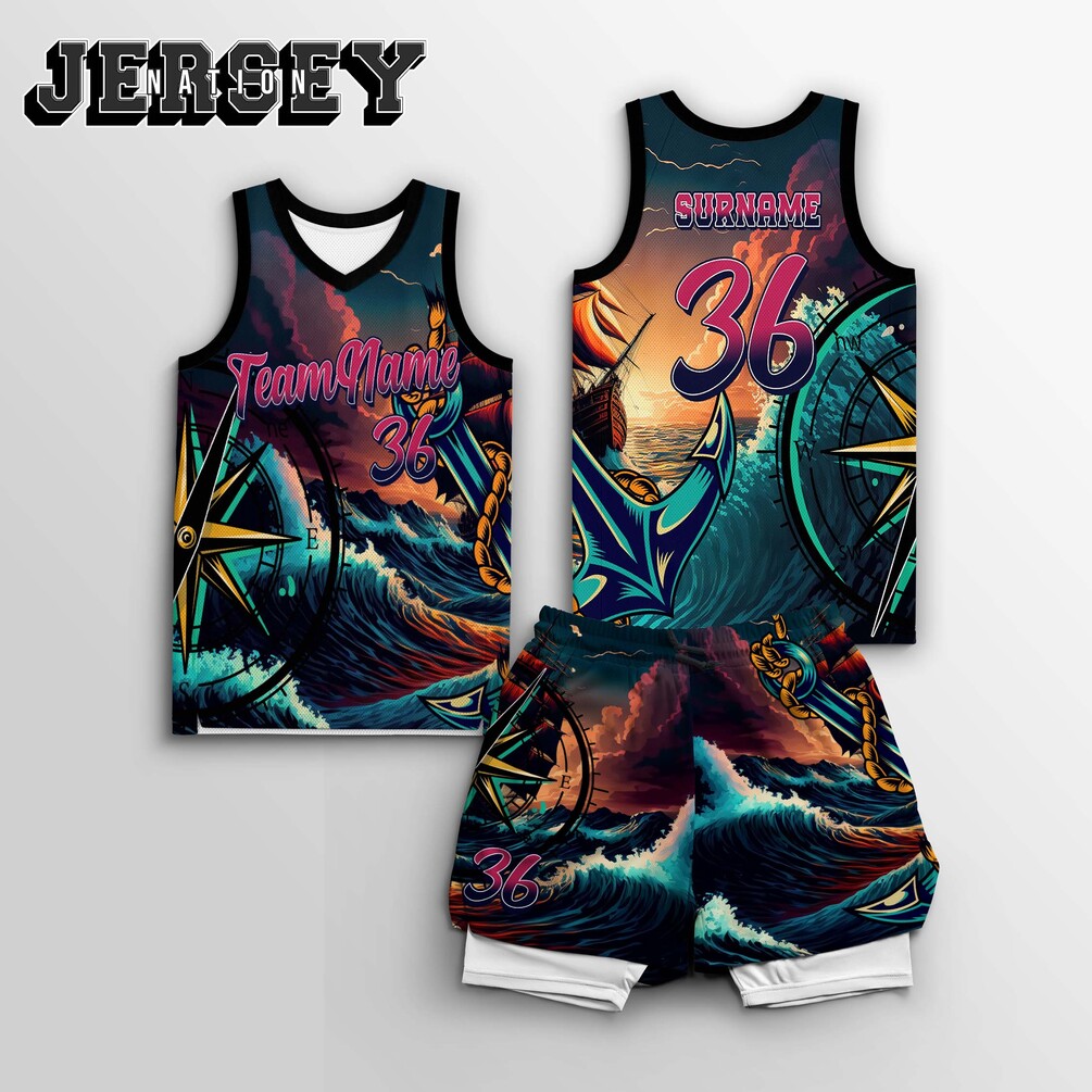 SUBLIMATED BASKETBALL JERSEY DESIGN - JD 011