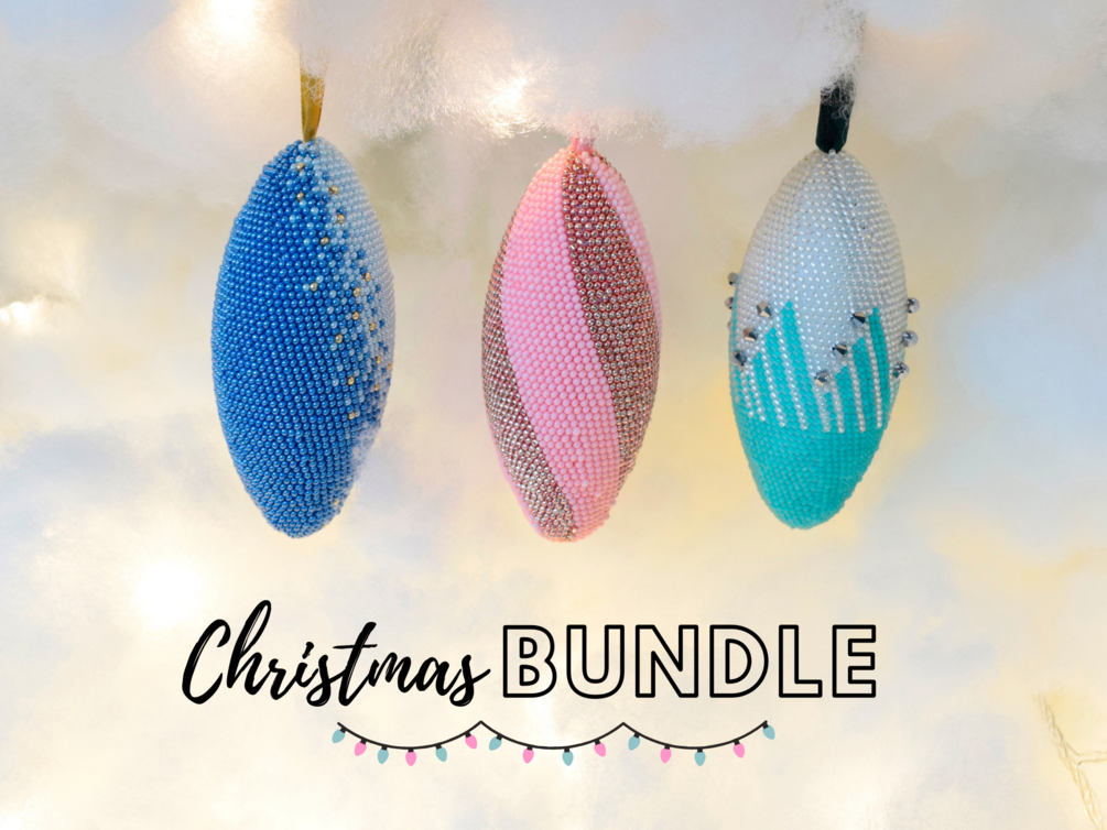 Christmas bundle - 3 Christmas ornament crochet patterns for the price of 2